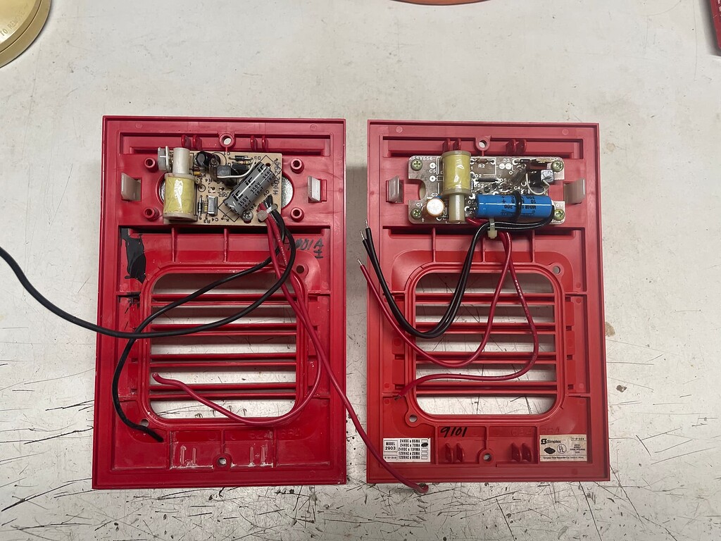 Simplex 2903-9101 early vs later strobe comparison - Fire Alarms - The ...