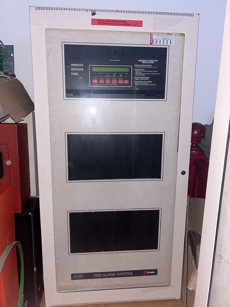 My Simplex Fire Alarm Control Panels - Show off your Collection - The ...