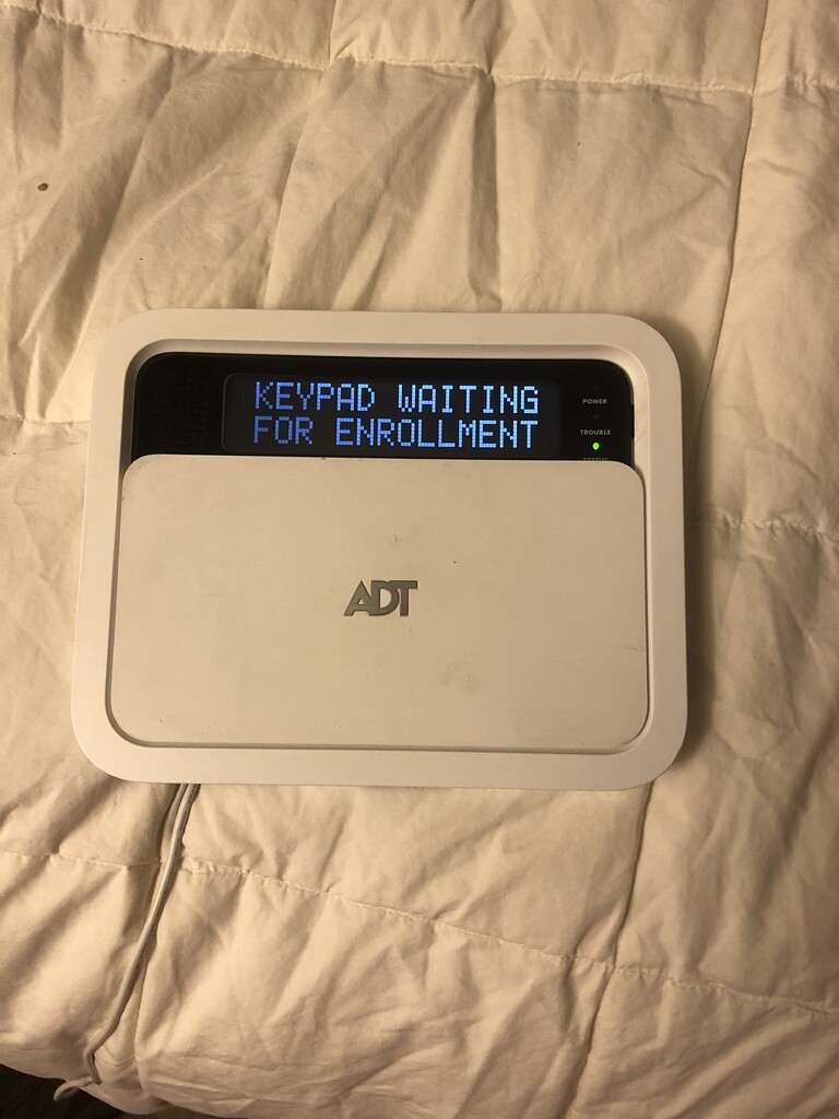 Can you connect a Honeywell Tssc keypad to a Vista 20-p RF? - Security ...