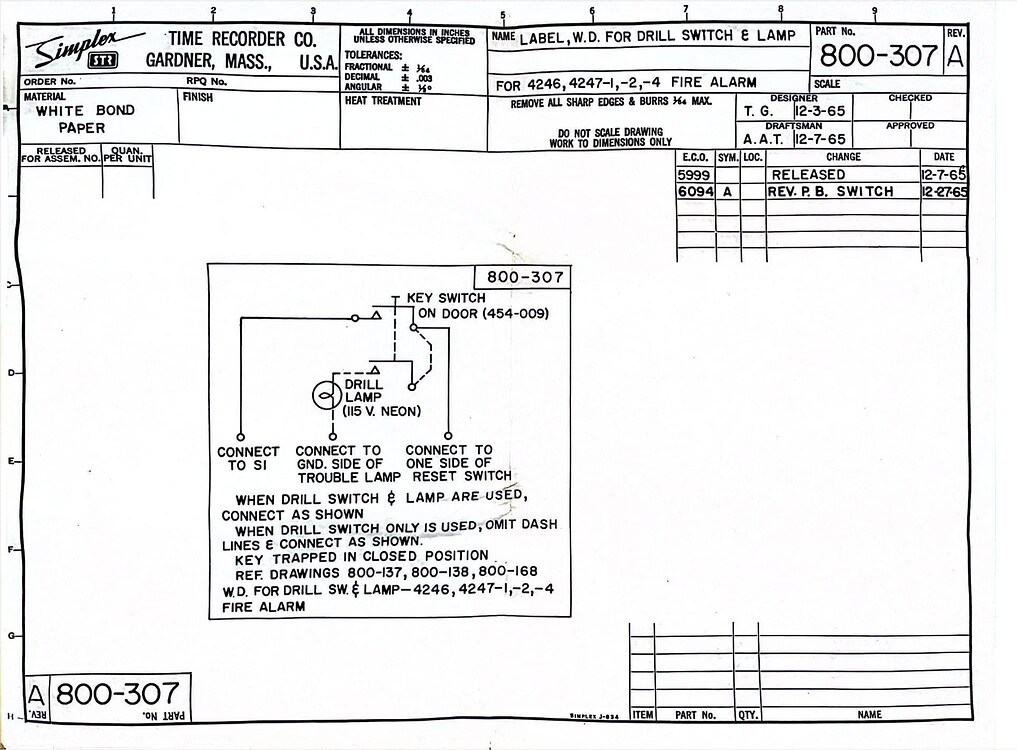 Old Simplex Wiring Diagrams - General Fire Alarm Media - The Fire Panel ...