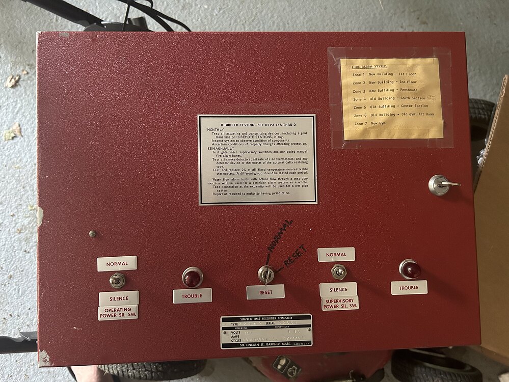 My Simplex Fire Alarm Control Panels - Show off your Collection - The ...