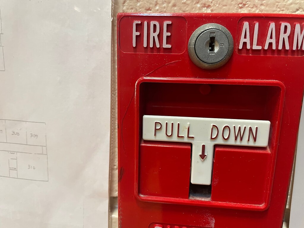 Cracked Simplex 4251-20 Pull Station - Fire Alarm General Discussion - The Fire Panel Forums