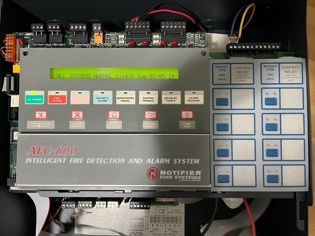 Notifier AFC-600 Fire Alarm Panel - Fire Alarms - The Fire Panel Forums