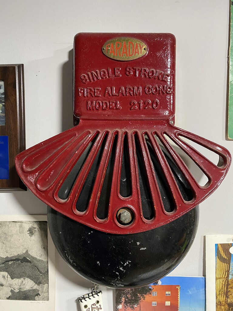 Faraday Single Stroke Fire bell - Flea Market - The Fire Panel Forums