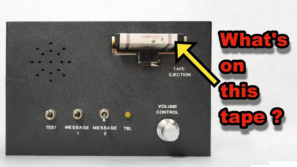 Techmoan’s “Fire Alarm tape Cartrette” Video - General Fire Alarm Media ...