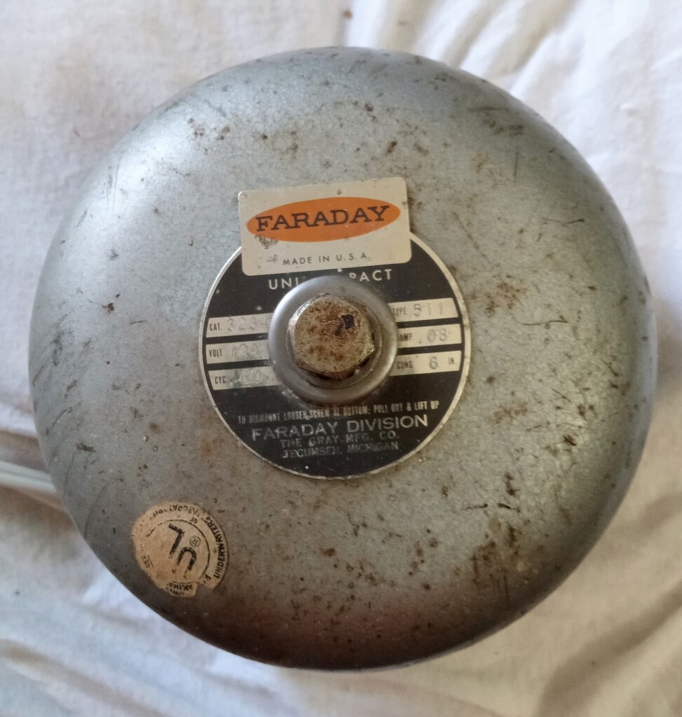 My eBay buy Faraday Unipact bell #3234, Type 511 - Fire Alarms - The ...
