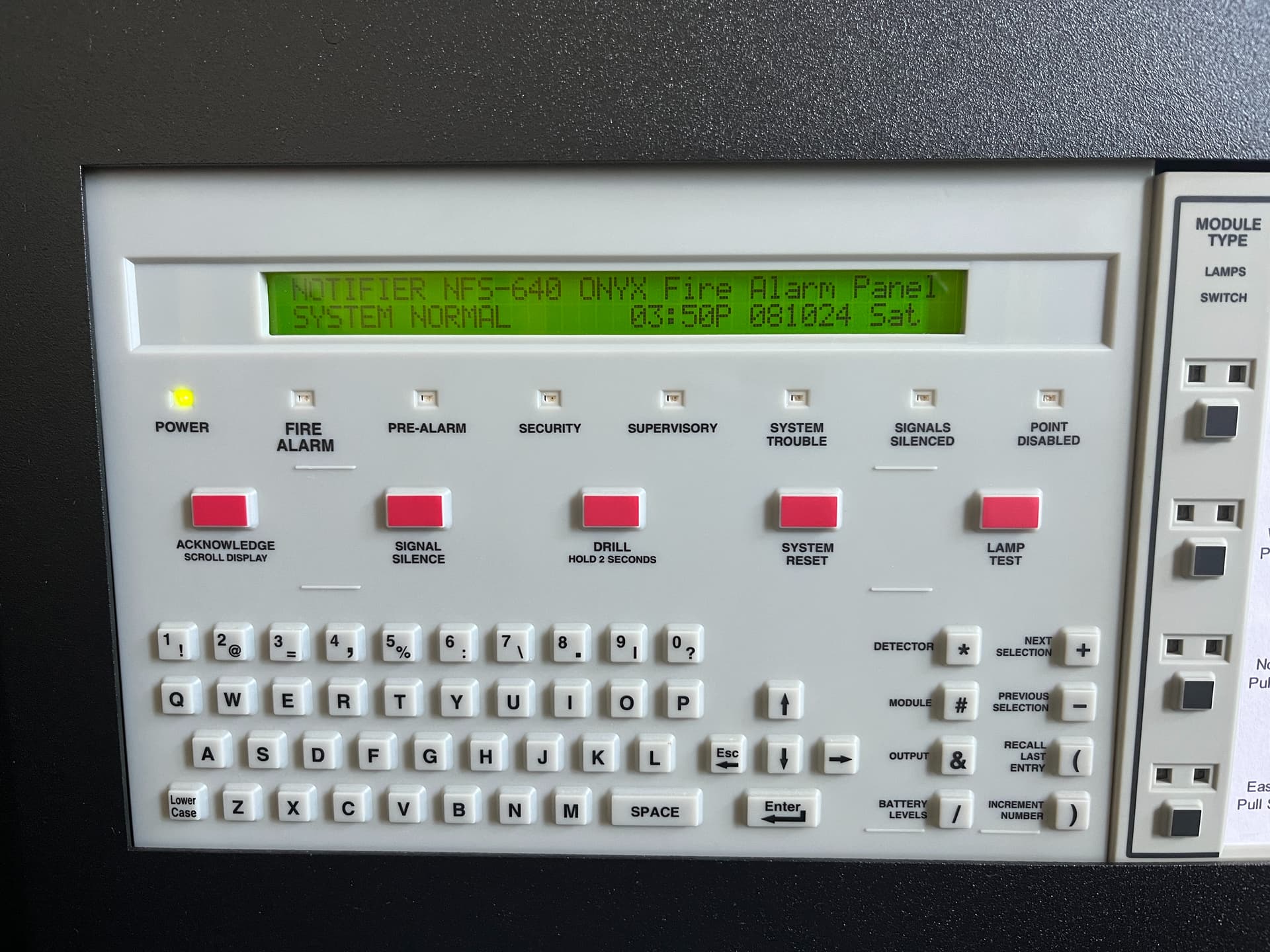 Notifier NFS-640 ONYX Fire Alarm Panel - Show off your Collection - The ...